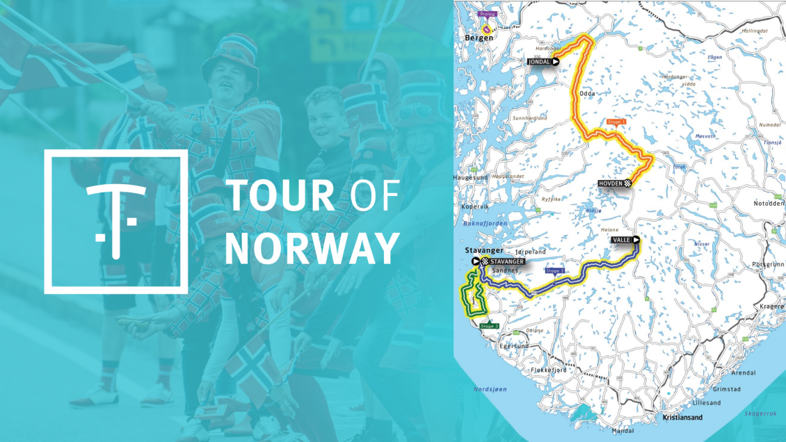 Løypene til Tour of Norway 2023 er nå klare – Tour of Norway